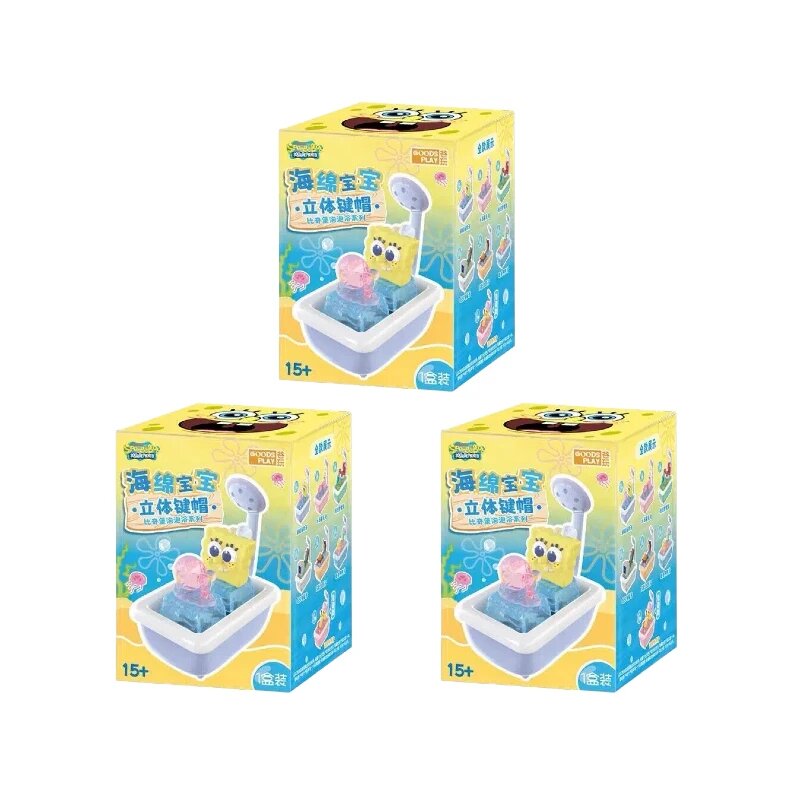 Набор 3D-кейкапов «Губка Боб» AREA-X random 3pcs