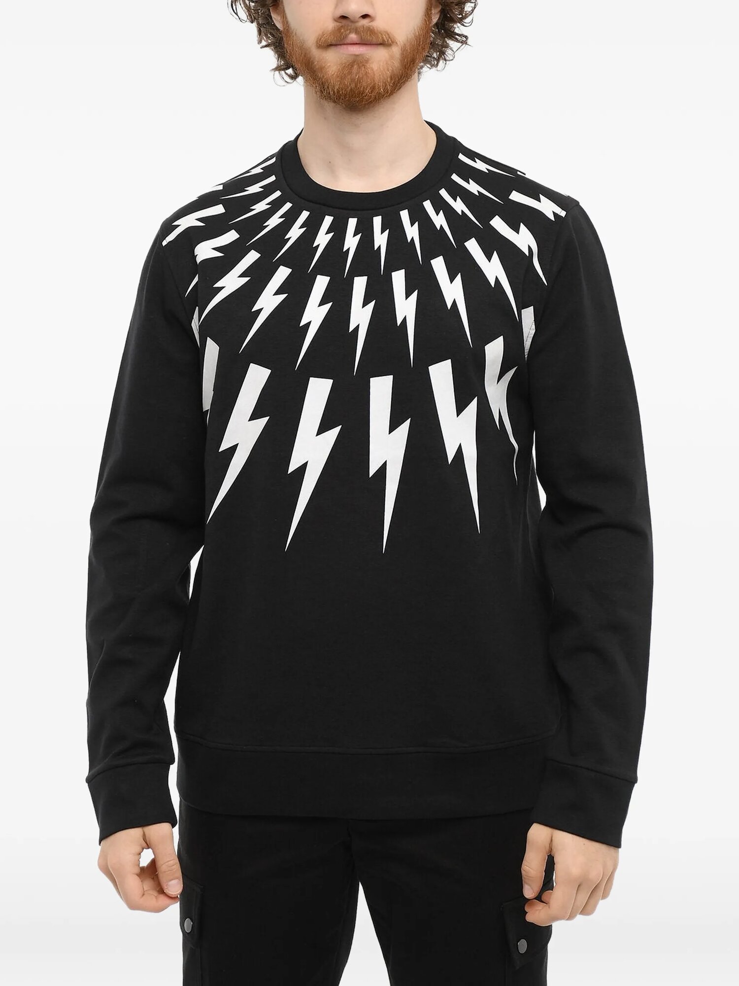 Толстовка Fair-Isle Thunderbolt sweatshirt