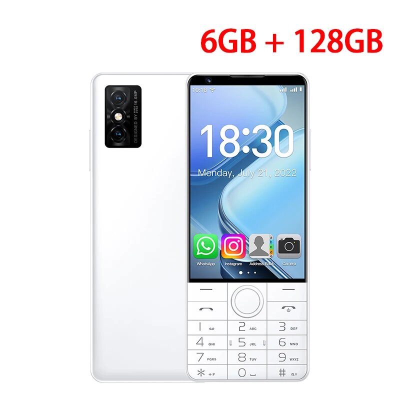DOOV R70 Pro Белый 6ГБ+128ГБ 4G смартфон