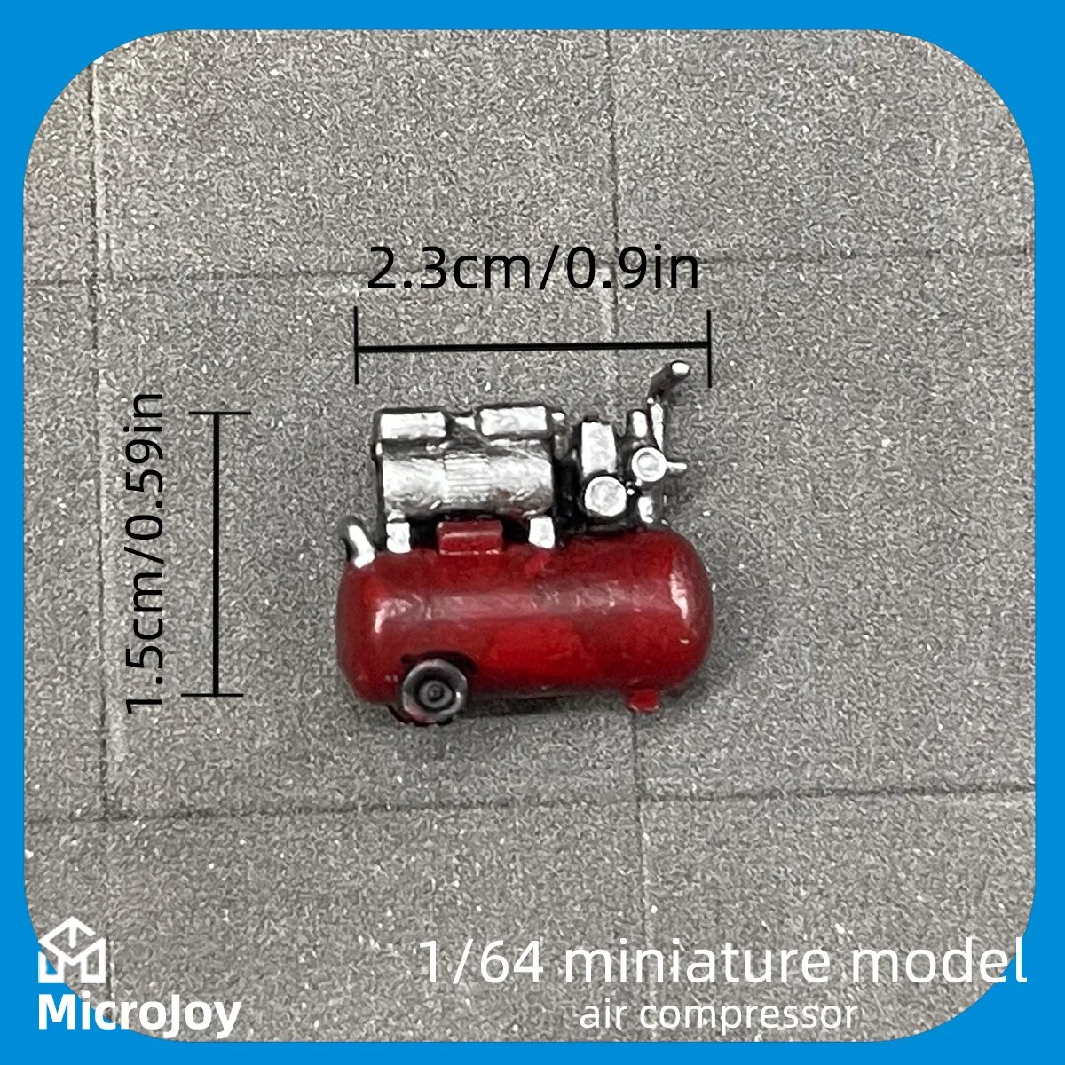 Миниатюрная модель компрессора 1/64, Red