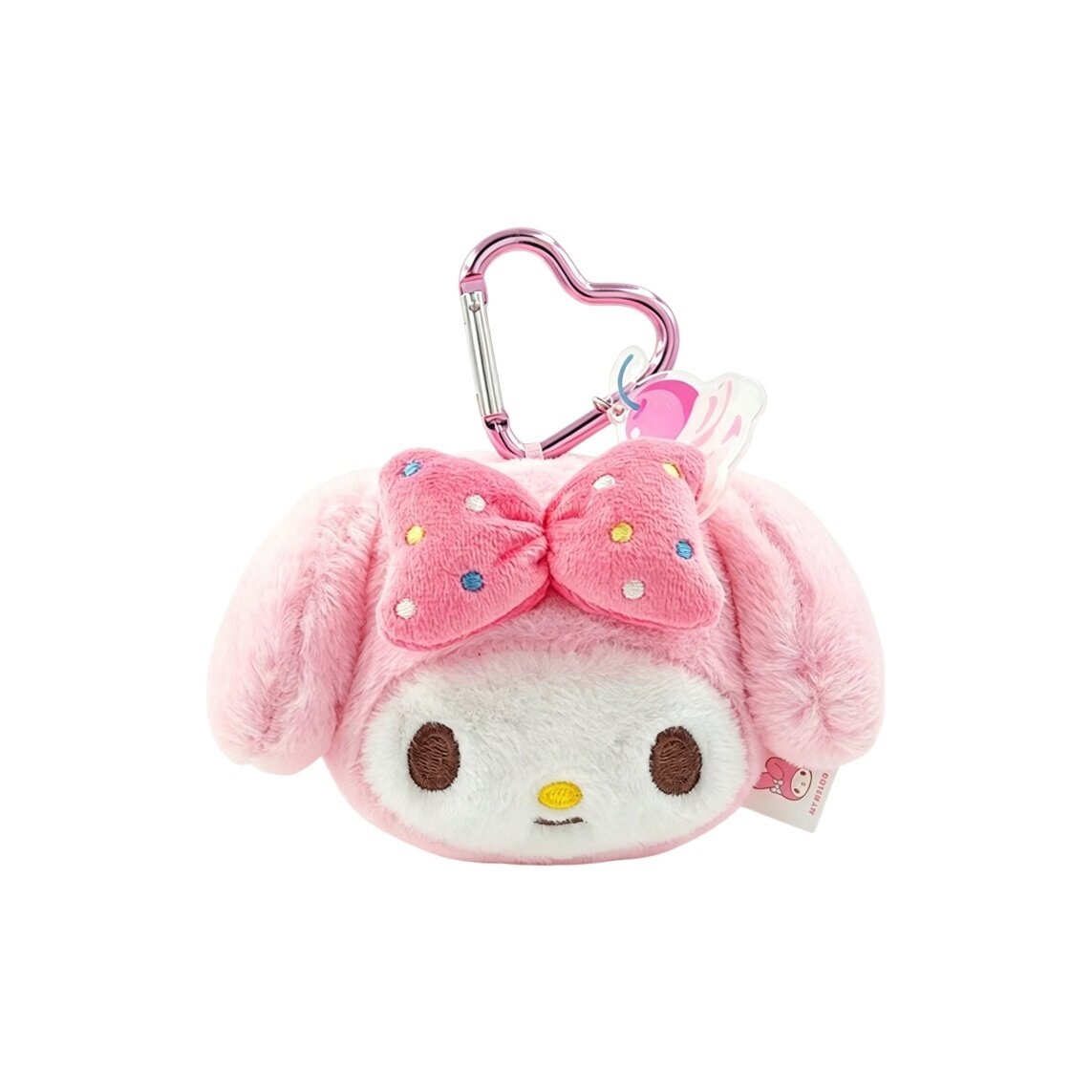 E-STRONG x Sanrio Помпомурин Куроми My Melody Плюшевые брелки 6 см/7 см/8 см