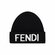 Шапка FENDI для мужчин, размер Один размер, черный