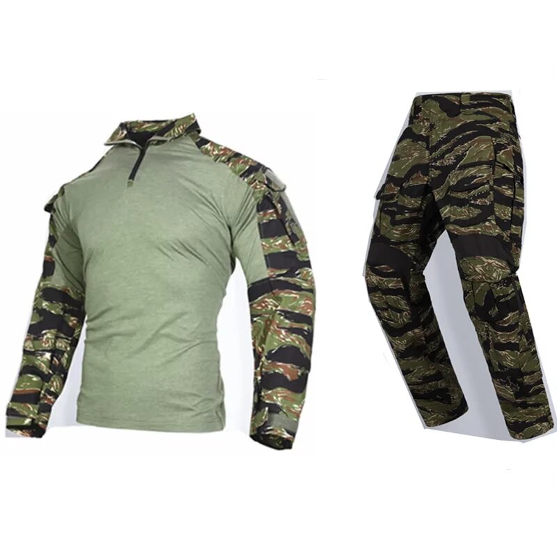 Emersongear под заказ, Ирак, G3, Табби, камуфляжная форма, тактическая одежда, боевая рубашка, брюки, тактическая форма в полоску