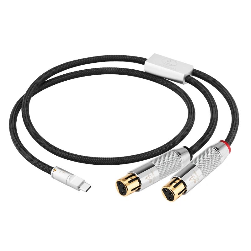 ATAUDIO HiFi аудиокабель USB-C на 2XLR TypeC to 2XLR Female, 0.5m