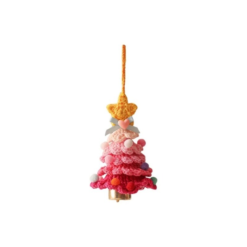 Abay Пряжа Crochet Рождественские деревья Украшение Плюшевые брелки H23см