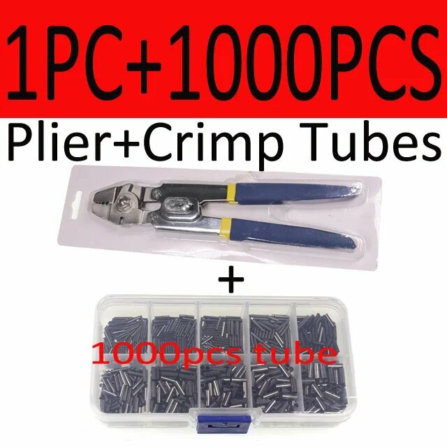 Рыболовные плоскогубцы Bimoo из нержавеющей стали Plier Crimps Tube
