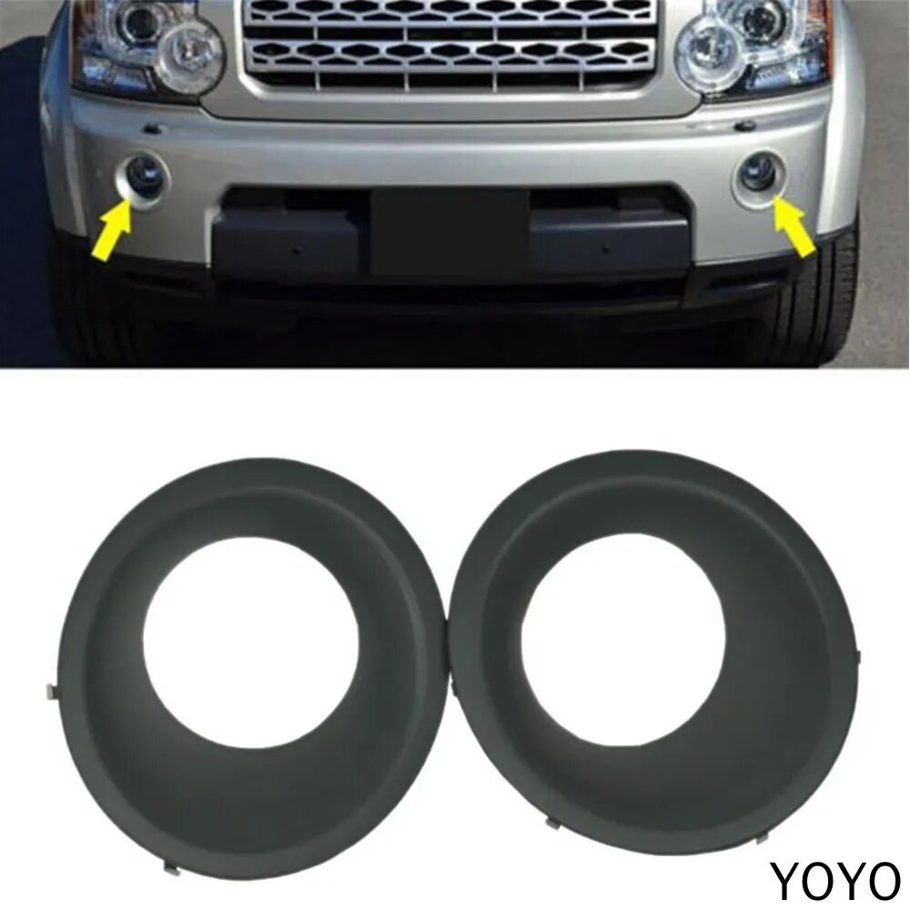 Накладка на противотуманную фару переднего бампера для land rover discovery 4 lr42010-2014
