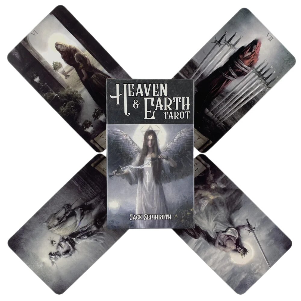 Карты Таро «Небо и Земля» 78 Колода Oracle English Visions Divination Edition Borad Playing Games
