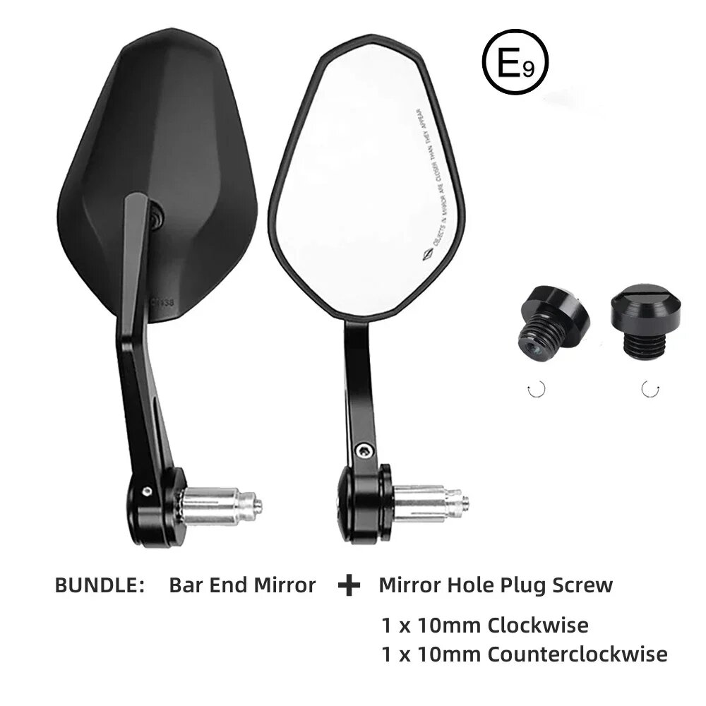 Мото зеркала на руль Bundle2 7/8' 22мм
