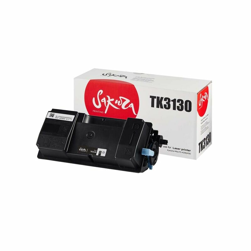 Картридж TK-3130 для Kyocera Fs-4200dn, Fs-4300dn, Ecosys M3550idn Sakura