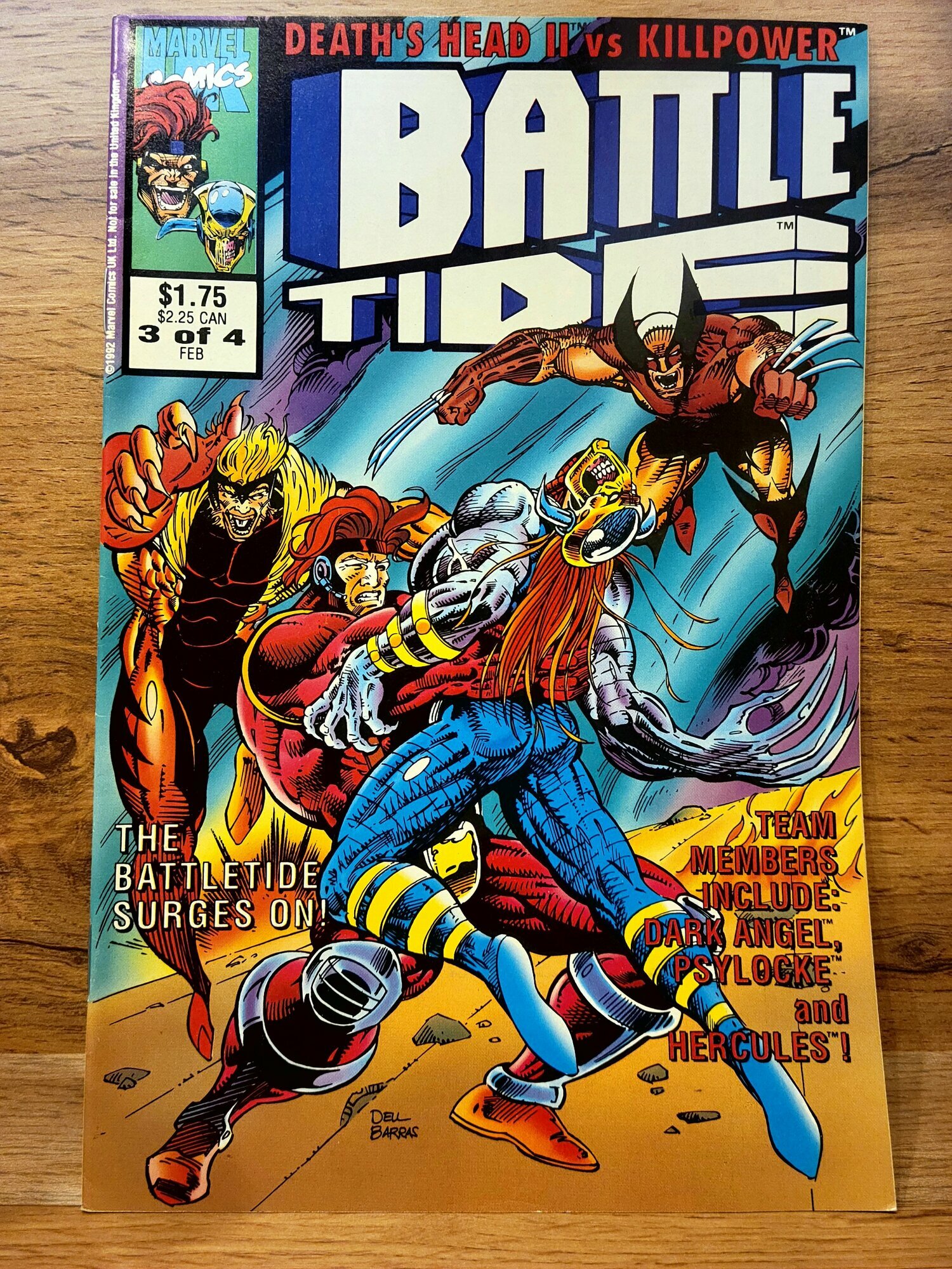 Ретро Комикс Battle Tide #3. 1988 Год. Оригинал!