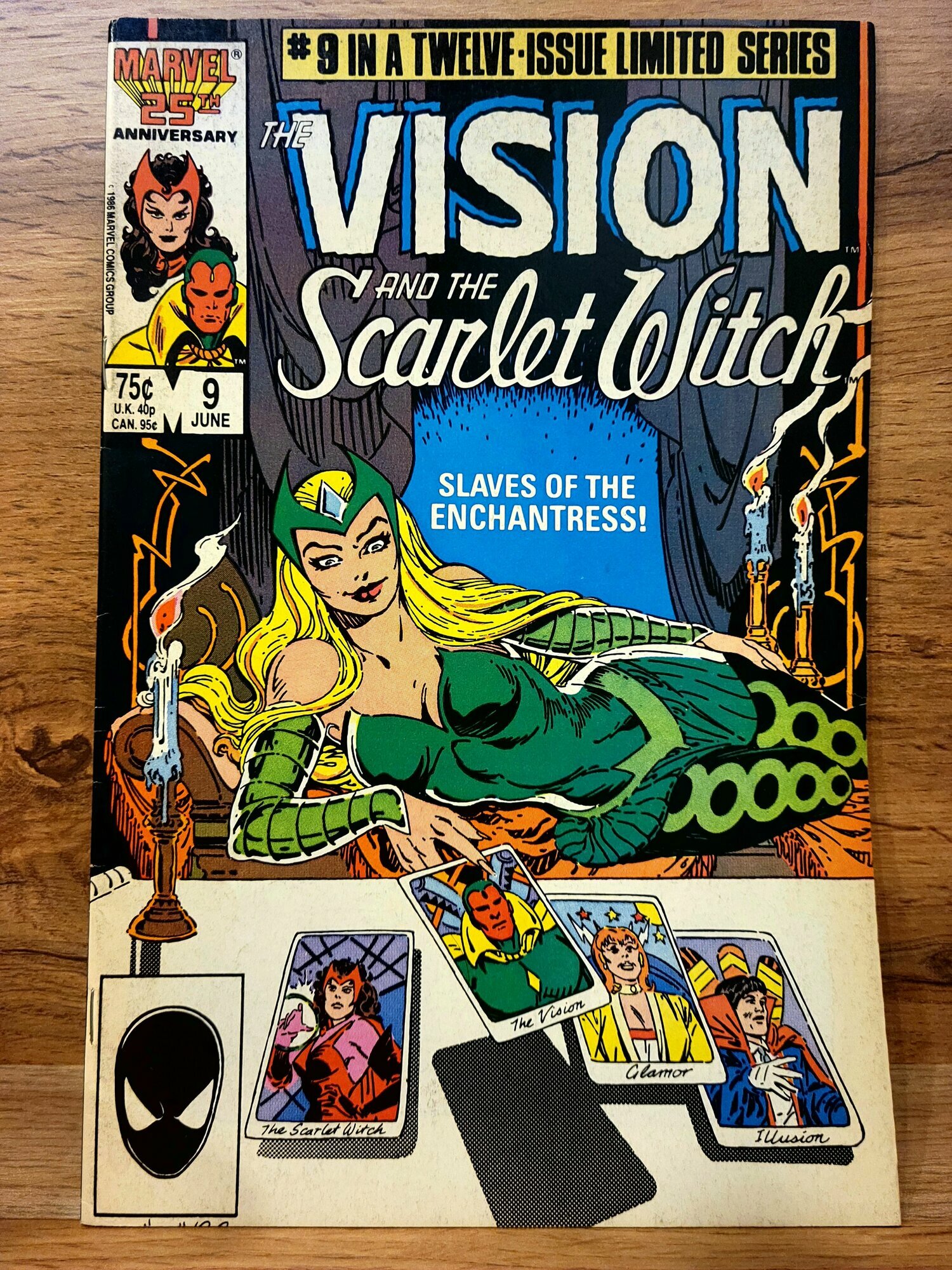 Ретро Комикс Vision And Scarlet Witch #9. 1986 Год. Оригинал!