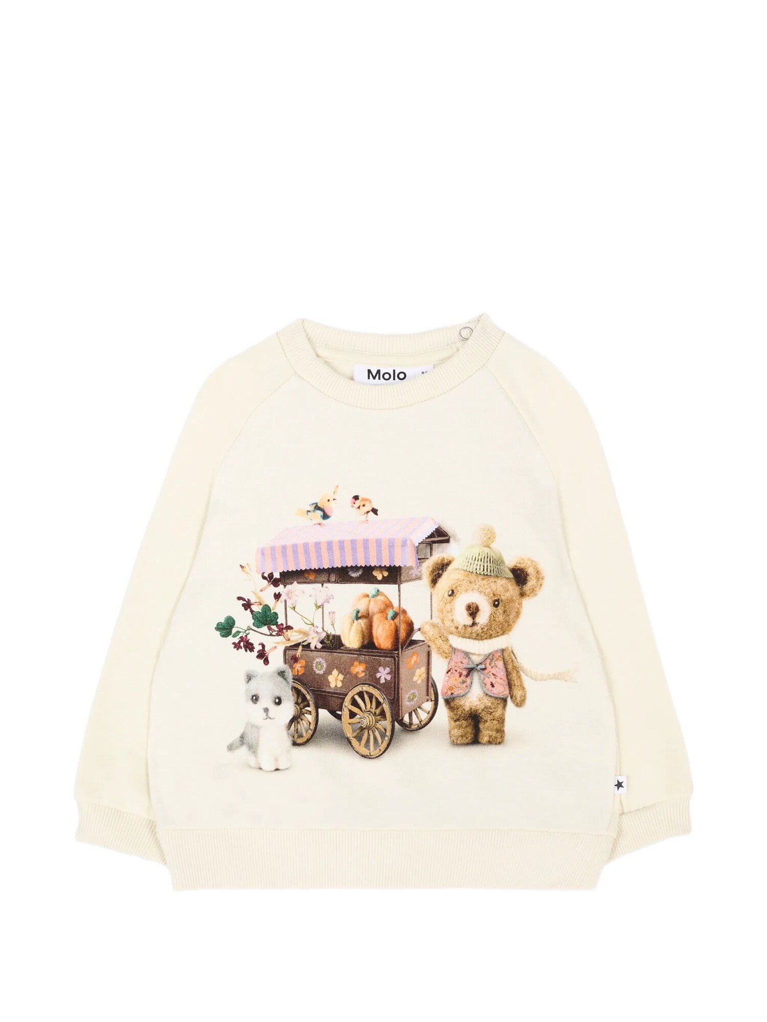 Свитер Graphic-print raglan-sleeve sweater