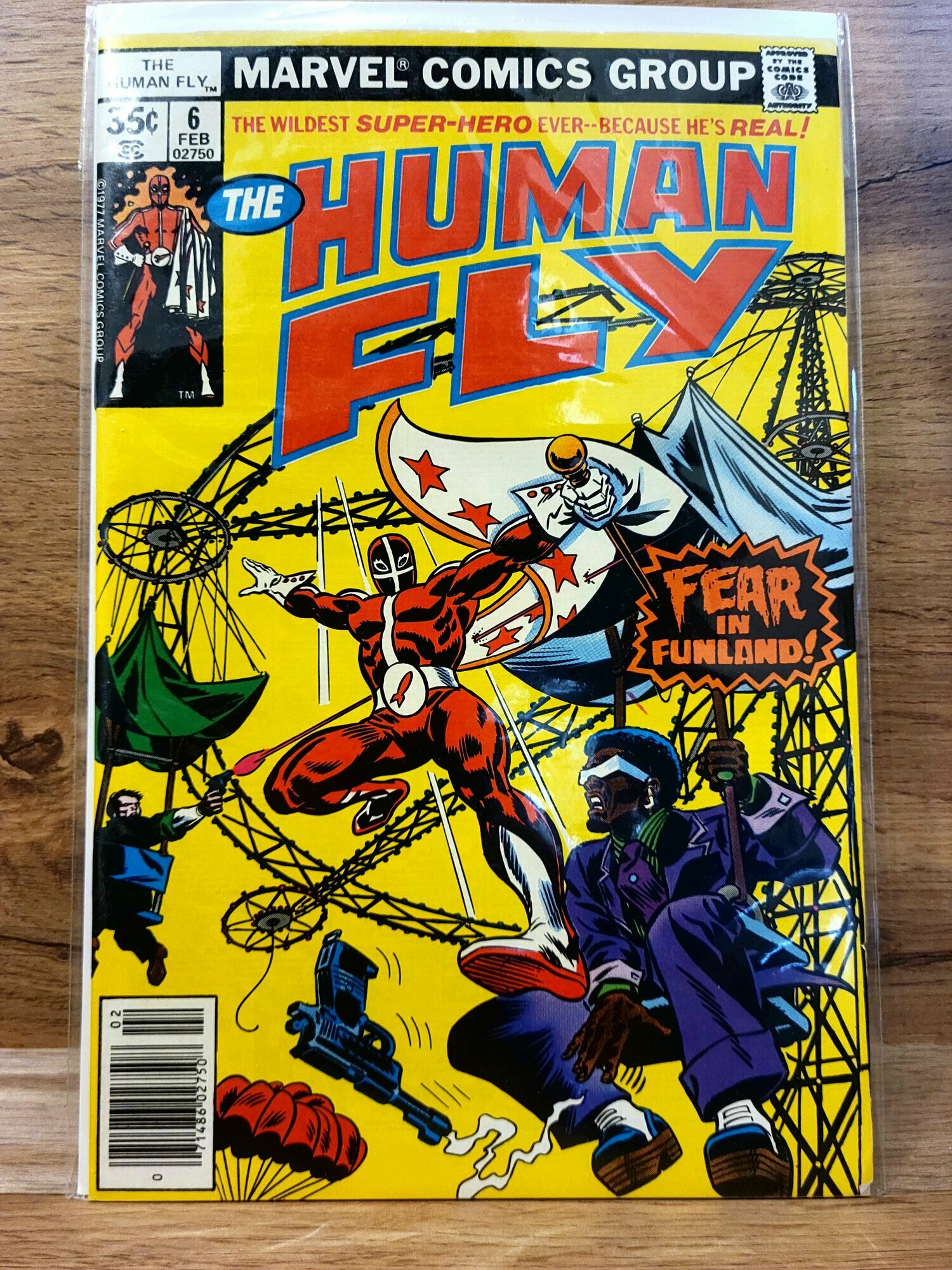 Ретро Комикс Human Fly #6. 1977 Год. Оригинал!