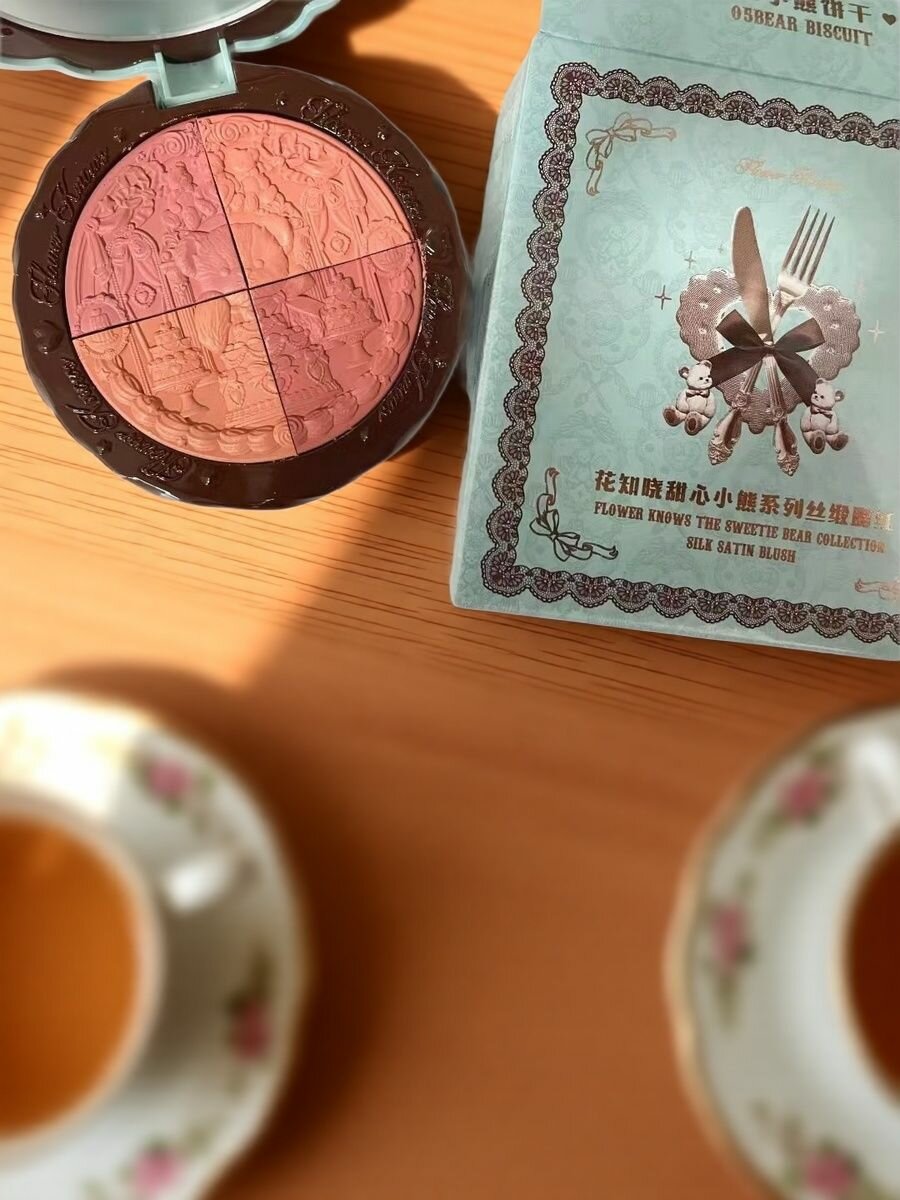 Blush Bear от Flower Knows, палитра из 4 оттенков