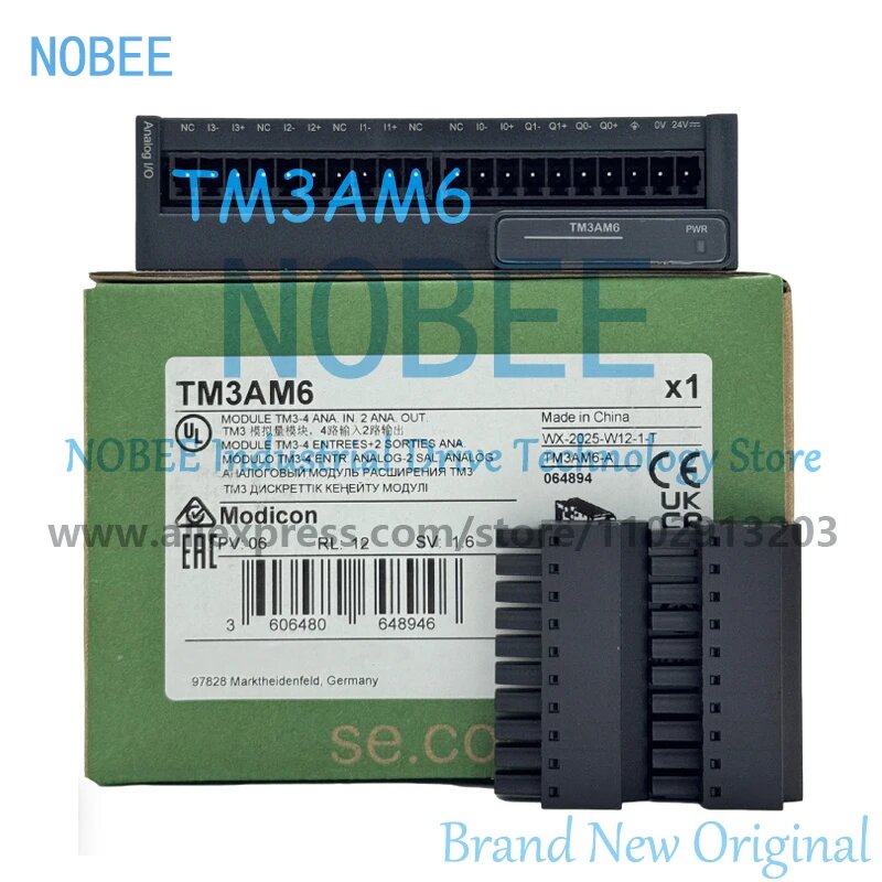 Аналоговый модуль ввода-вывода Modicon TM3, Цвет: TM3TM3G