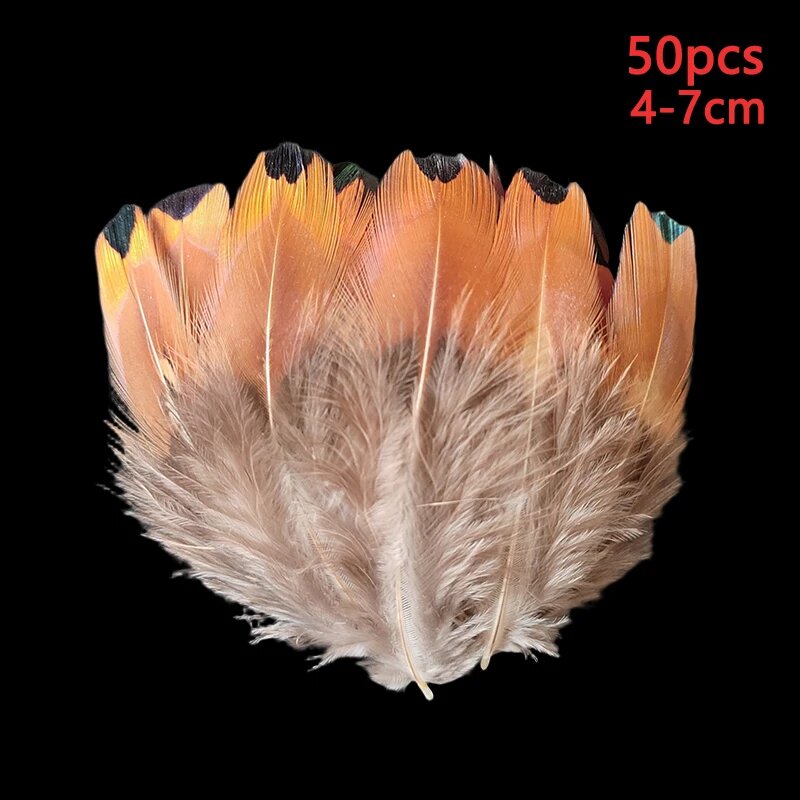 Натуральные перья фазана 50 шт. M035b350-50pcs