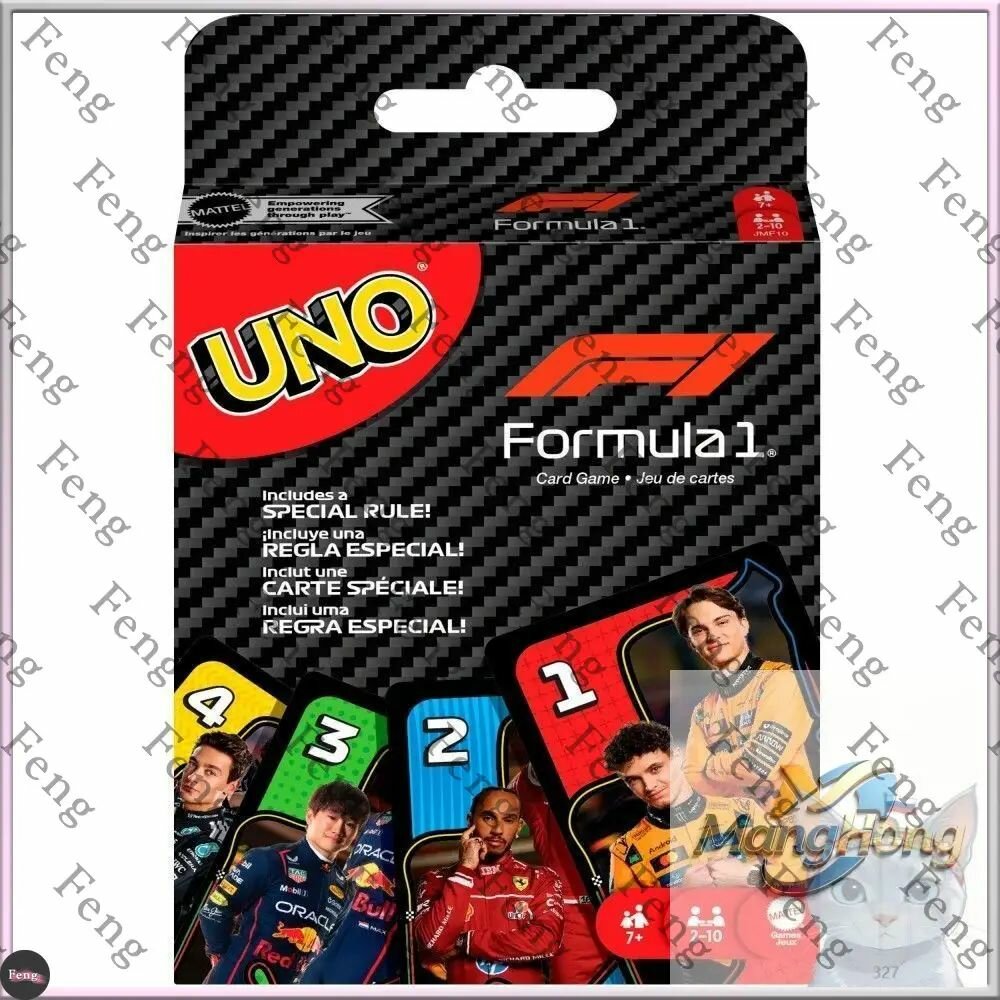 Mattel Games Uno Formula 1 - Настольная карточная игра Формула 1 JMF10 карточная настольная игра настольная игра формула 1