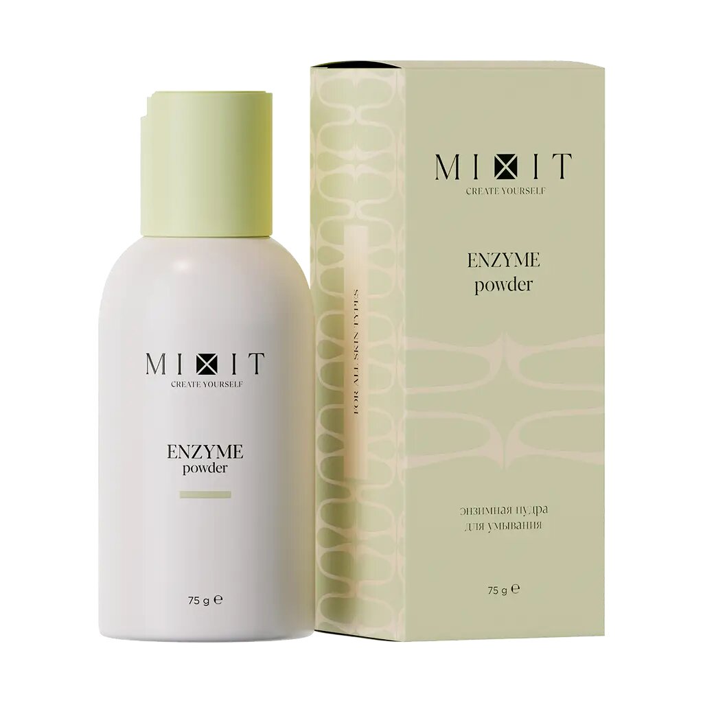 Mixit Your Skin Энзимная пудра для умывания с папаином и растительными экстрактами 75 г