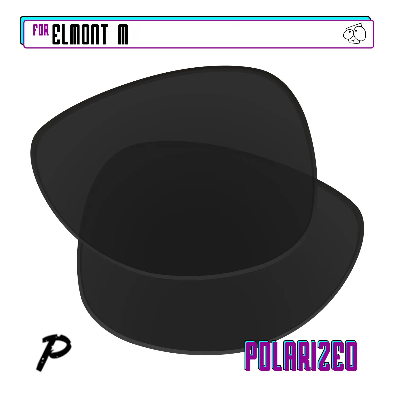 Поляризованные линзы Black P для Oakley Elmont M
