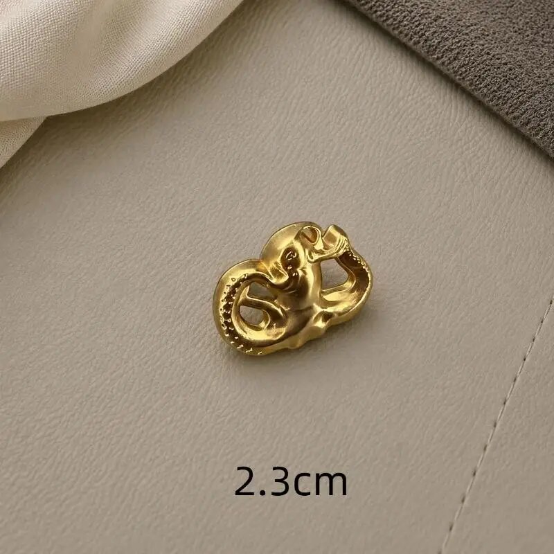 Пуговица металлическая, 2.3 см, A15