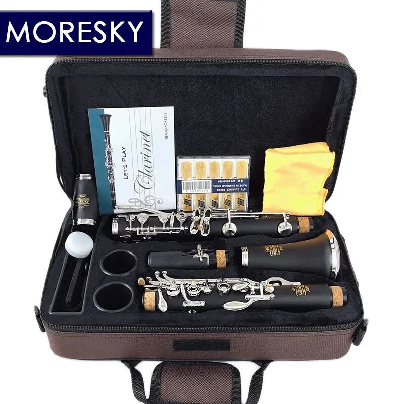 MORESKY E301 Бакелитовый 17-клавишный кларнет bB