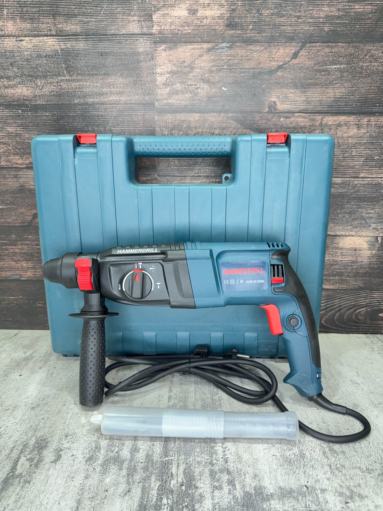 Перфоратор сетевой 800W 3J/ Легкий мощный/ SDS-Plus/ в кейсе полный комплект