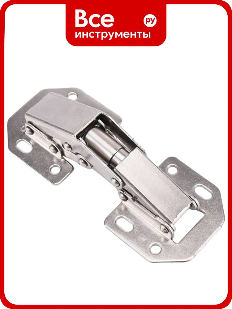 Петля без врезки Tech-Krep Zitar 104 мм, без доводчика, 8 шт - пакет 156945