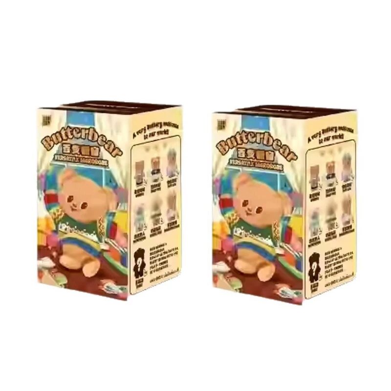 TOPTOY Медвежонок Буттер Вариант Витрины, слепая коробка с 2 уникальными случайными мягкими игрушками, неповторяющиеся