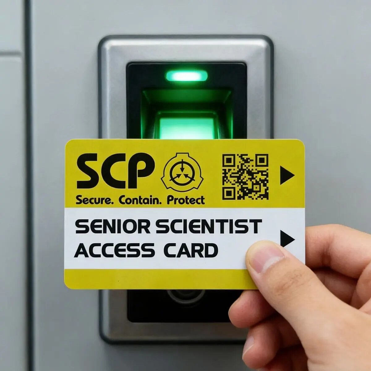 Карта доступа SCP для старшего ученого SENIOR SCIENTIST