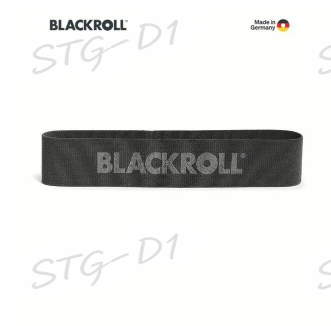Эспандер для фитнеса и йоги BLACKROLL, суперинтенсивный - черный