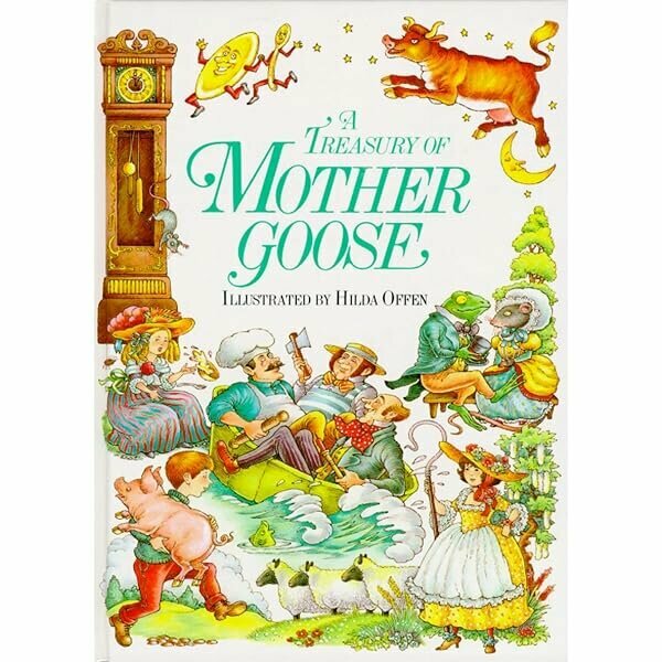 A Treasury of Mother Goose，Reprinted paperback book