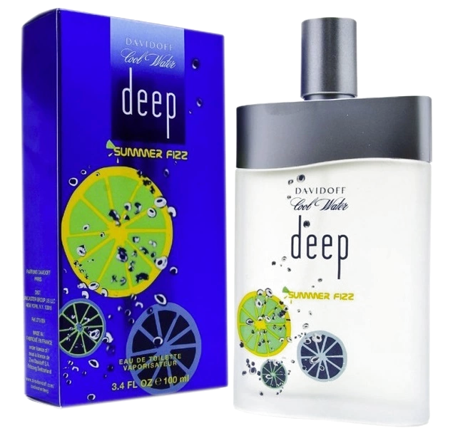 Мужская парфюмерия Davidoff Cool Water Deep Summer Fizz 100 мл - Кул Вотер Дип Физ