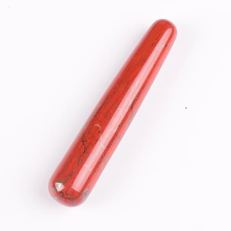 Массажная палочка из минерального кварца Hdeshi red jasper