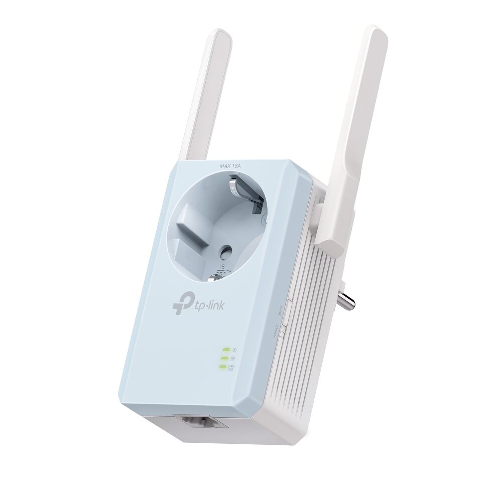 Усилитель Wi-Fi сигнала TP-Link RE365, AC1200, RJ45 100Мбит/с, двухдиапазонный, с розеткой