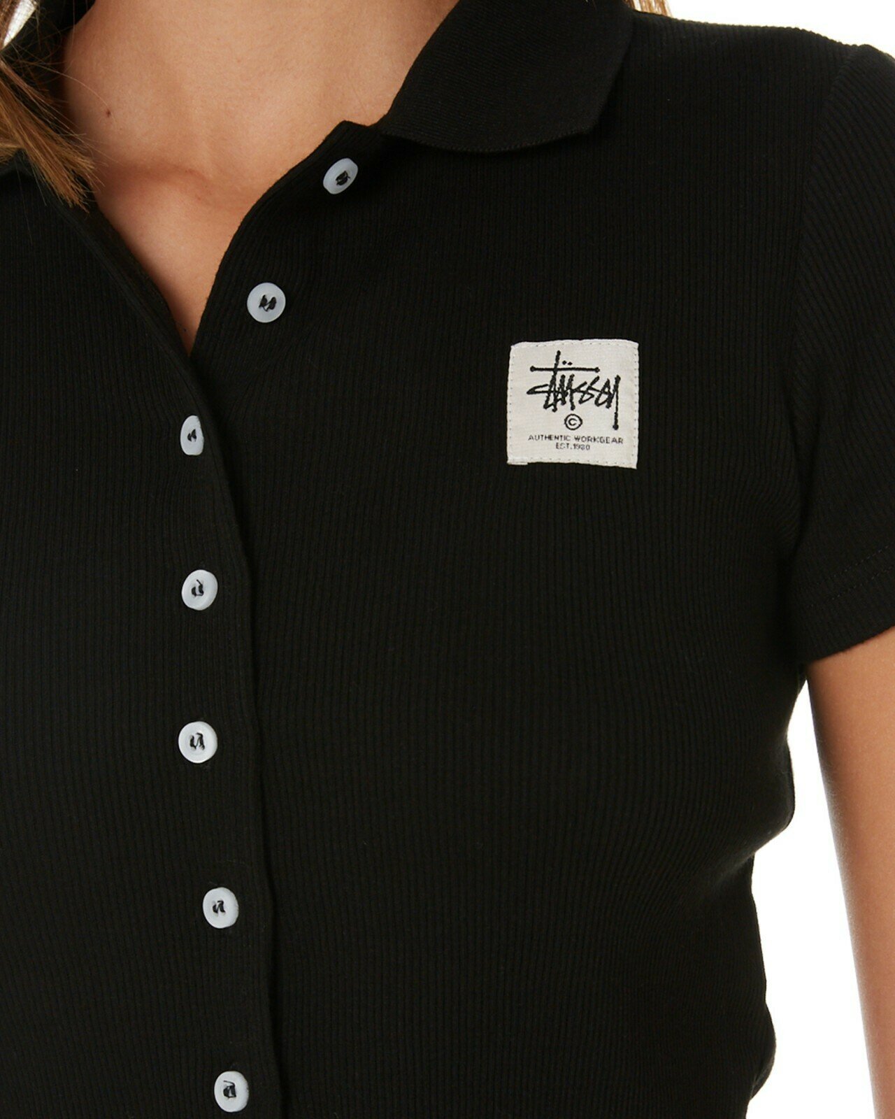Футболка Stussy Stussy, 1 шт., размер XS, black — фото 1