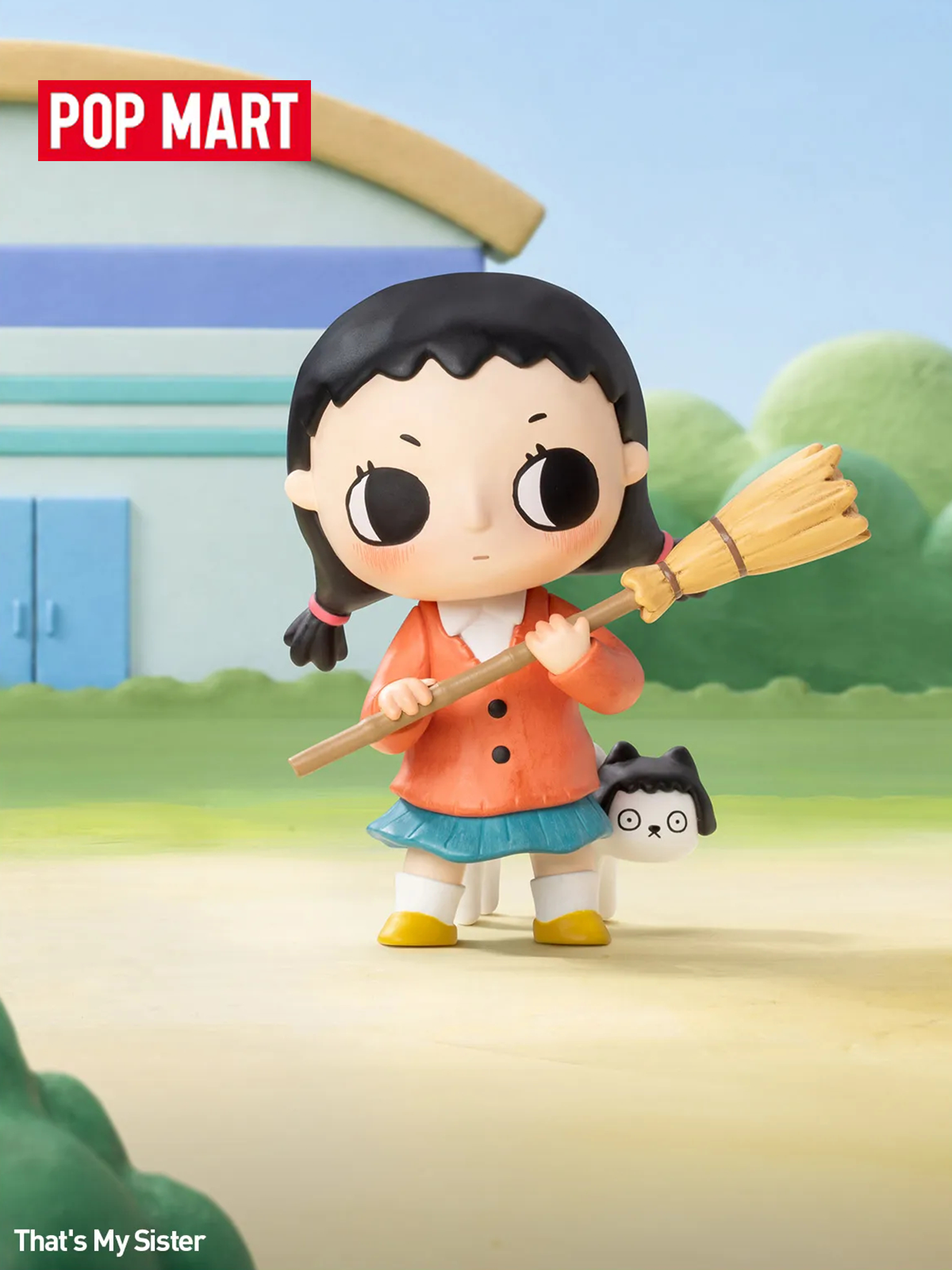 Коллекционная фигурка Слепая коробка Nyota x Chibi Maruko Chan Series Figures-That's My Sister, унисекс,1 шт, POP MART