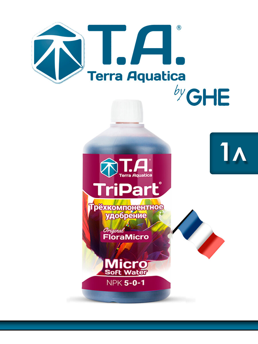 Минеральное удобрение GHE Flora Micro SW (T.A. TriPart Micro SW) 1 л