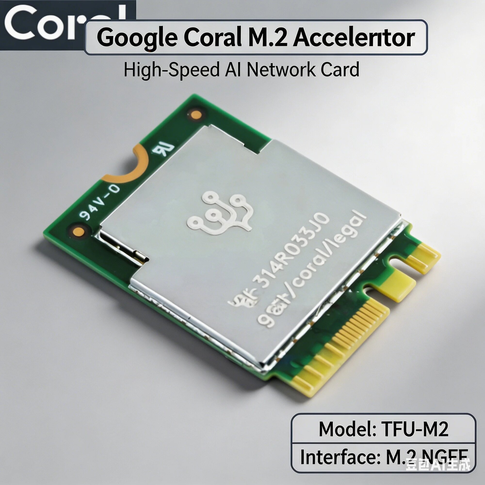 Google Coral TPU M.2 Edge Accelerator A+E Module
