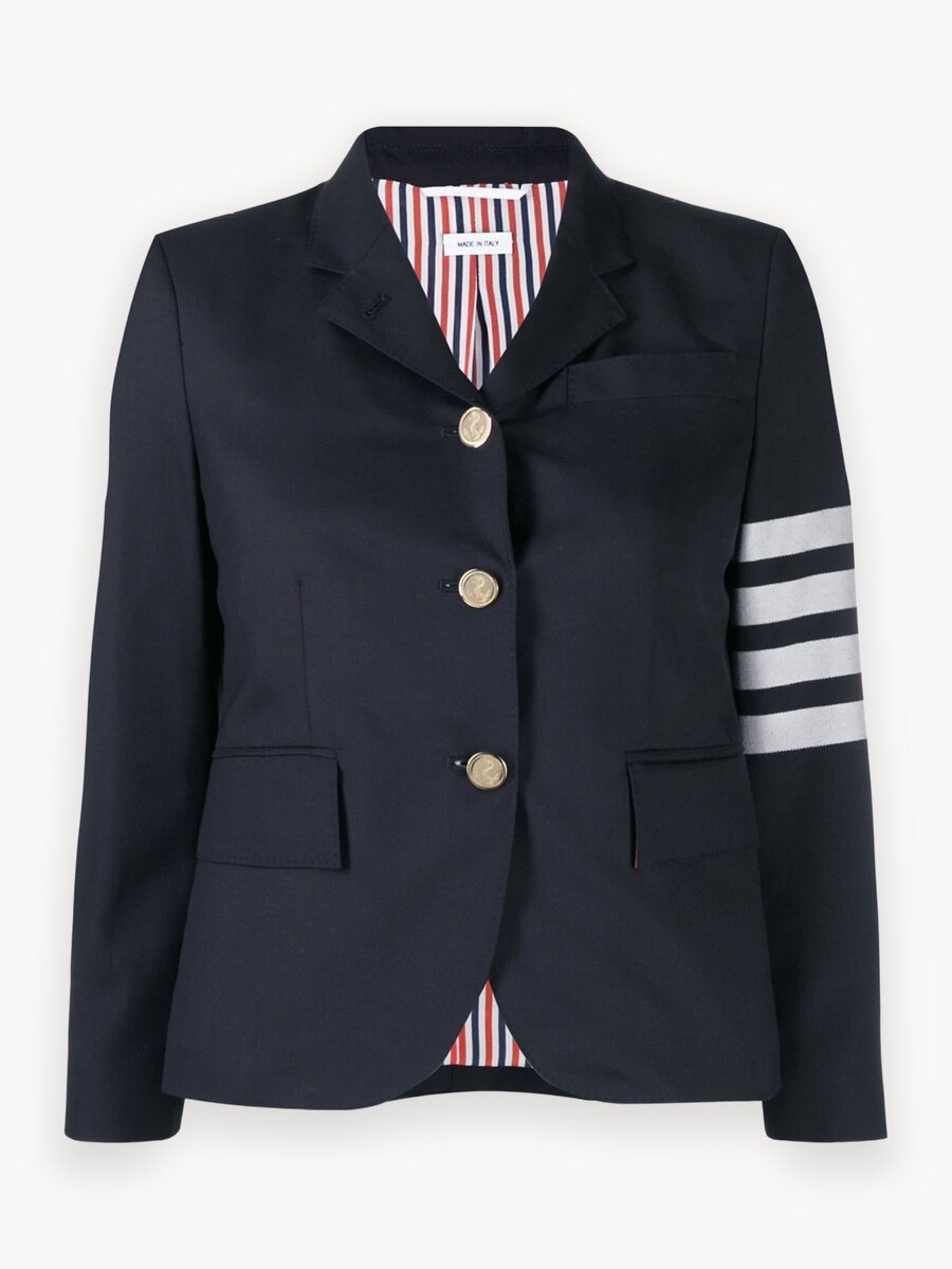 Куртка THOM BROWNE 4-Bar, размер 44, синий