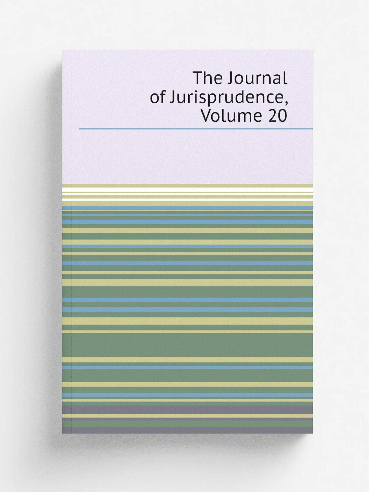 The Journal of Jurisprudence, Volume 20 | Репринт