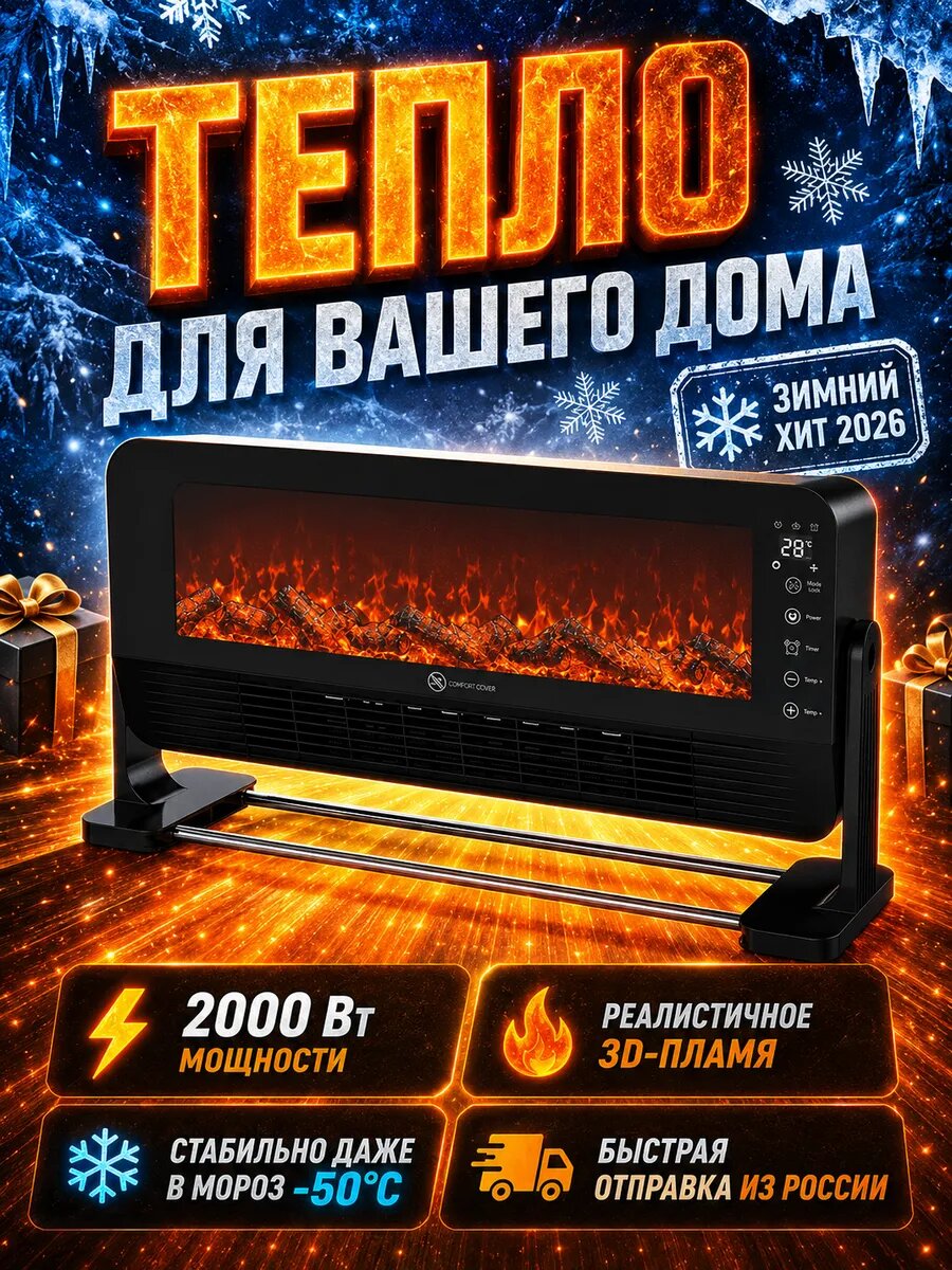 Обогреватель теплэко напольный с терморегулятором