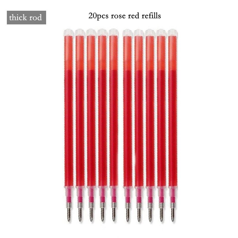 Haile набор термочувствительных гелевых ручек 20/16 шт Красный, rose red refills 10