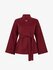 Пальто Max Mara Wool, silk and cashmere coatigan - ruby, размер 42, красный