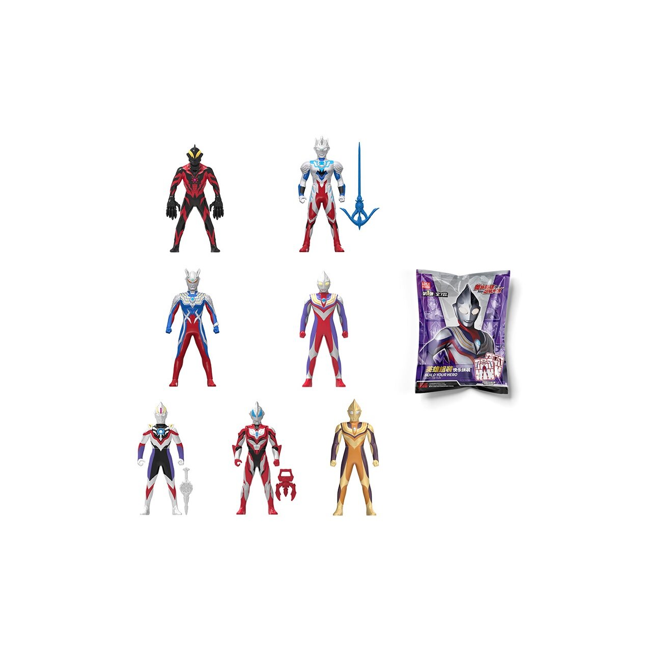 Spiritual Creations Ultraman Hero Building Toys Collection