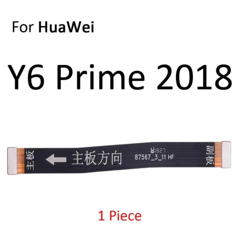 Разъем основной материнской платы, гибкий кабель ЖК-дисплея для HuaWei Y9 Y7 Y6 For Y6 Prime 2018
