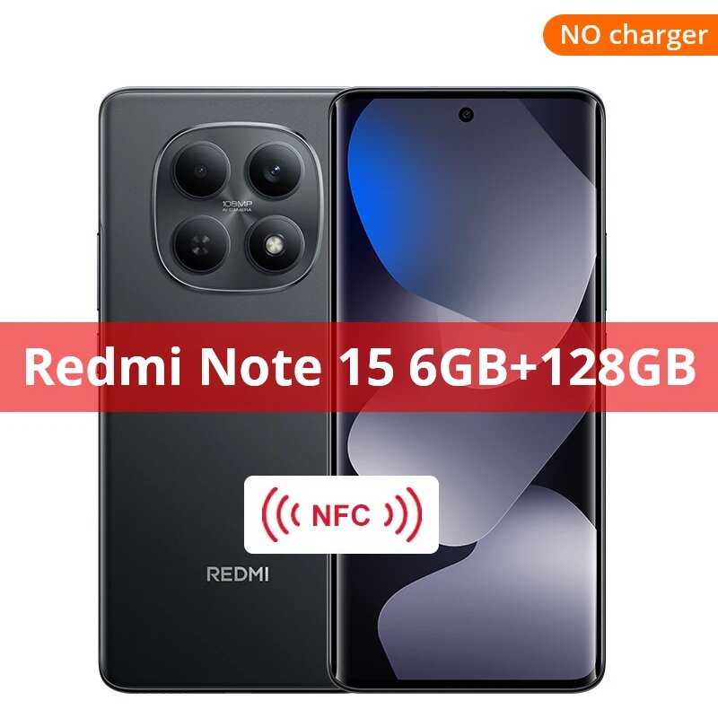 Смартфон Xiaomi Redmi Note 15 4G, 6/128ГБ, global