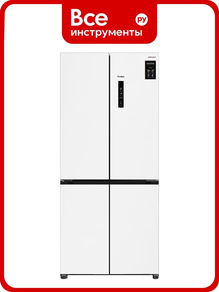 Холодильник TESLER RCD-487BI SPARKLING WHITE 00000203556