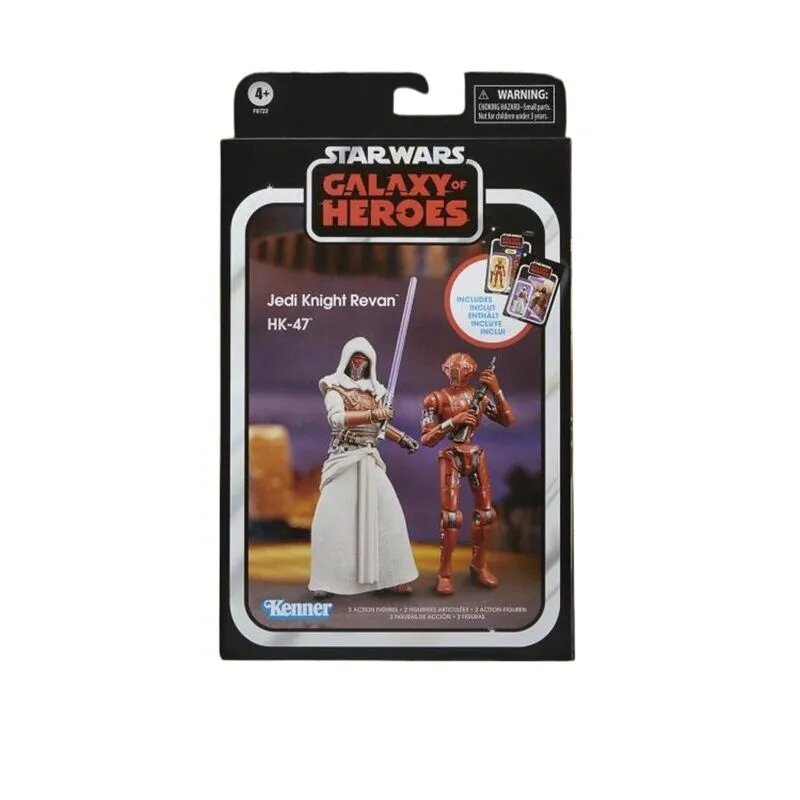 Фигурки Hasbro Star Wars The Vintage Series Action Figure Collection Jedi Knight Revan and HK-47 (Galaxy of Heroes) Two-Pack(3.75 Inches)
