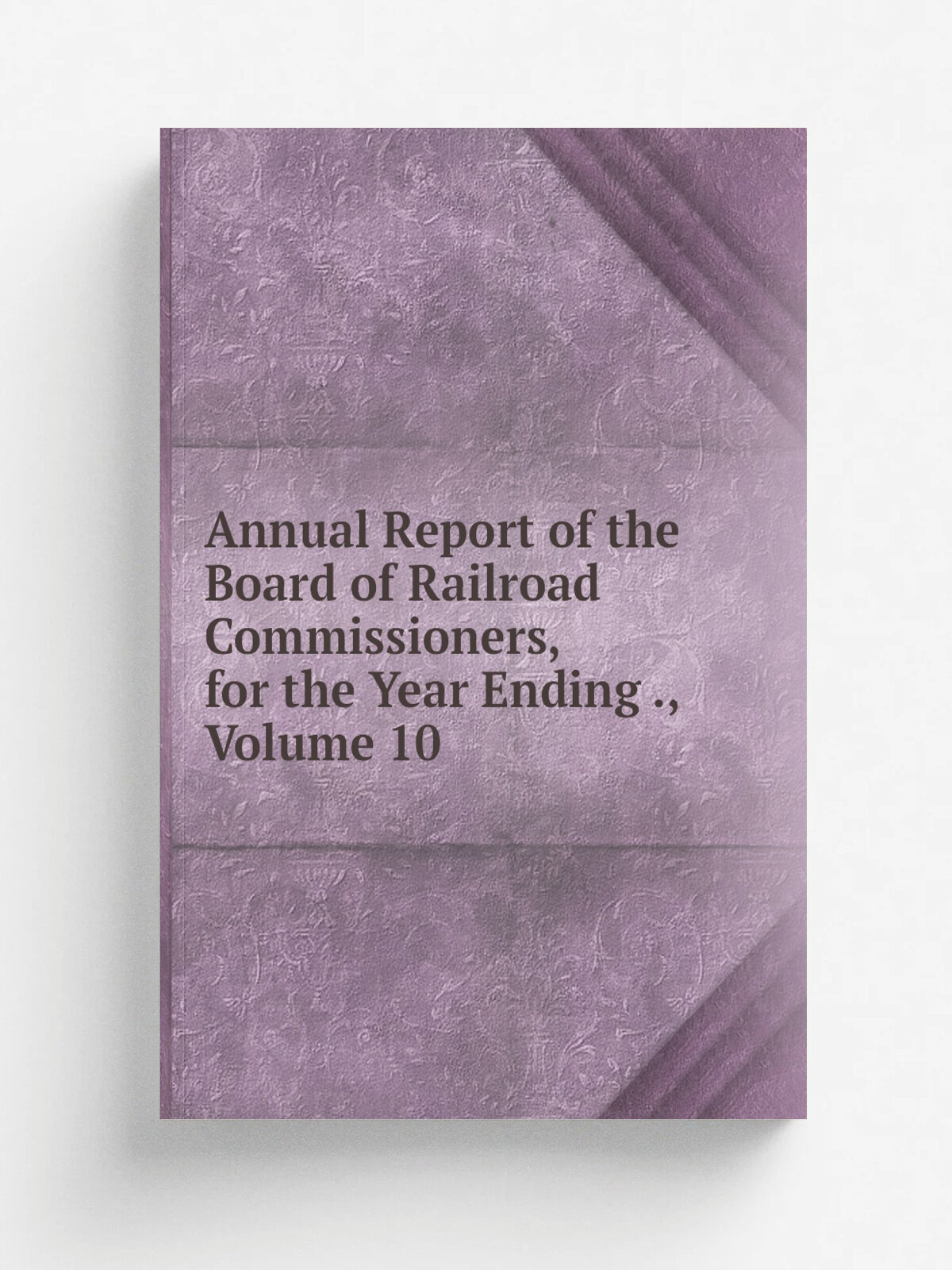 Annual Report of the Board of Railroad Commissioners, for the Year Ending , Volume 10
